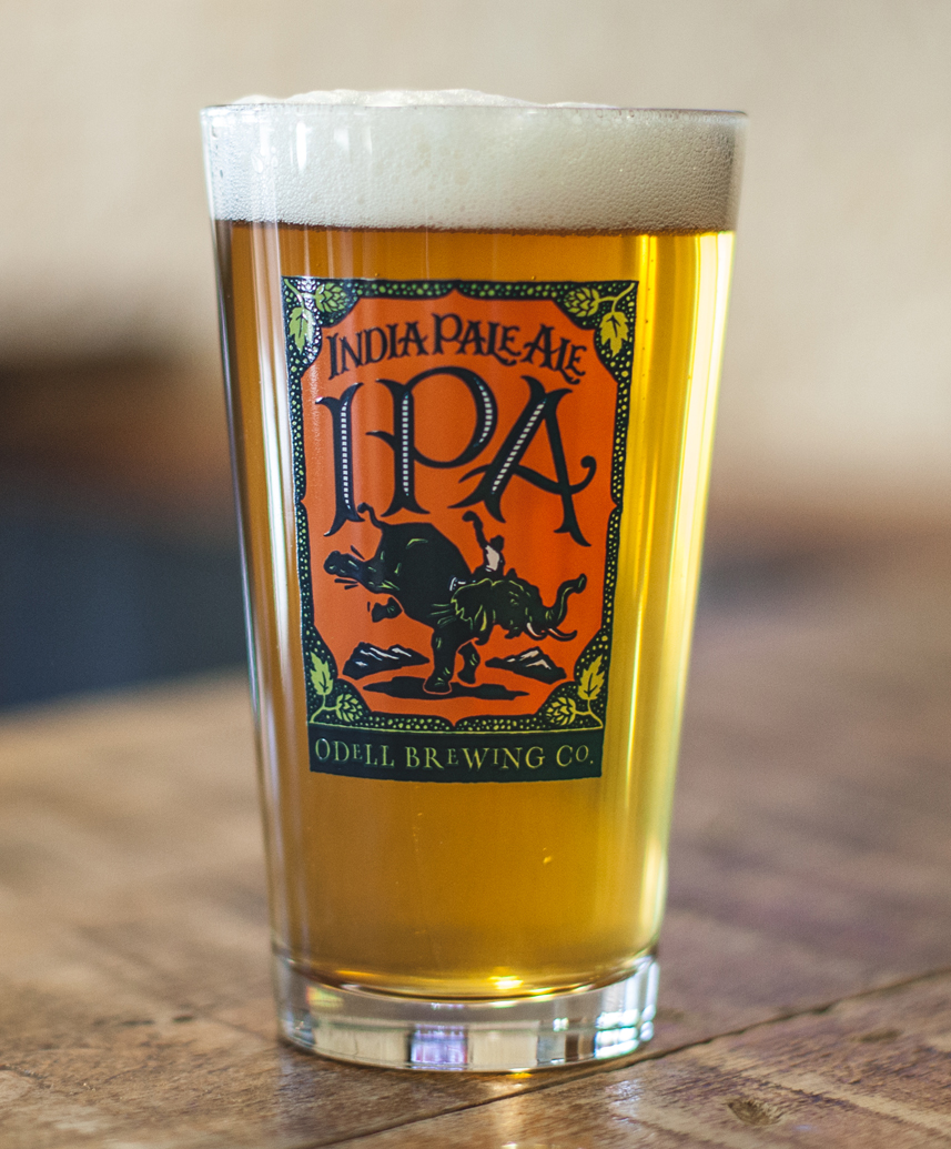 IPA Pint Glass Odell Brewing Co IPA Pint Glass Odell Brewing Co