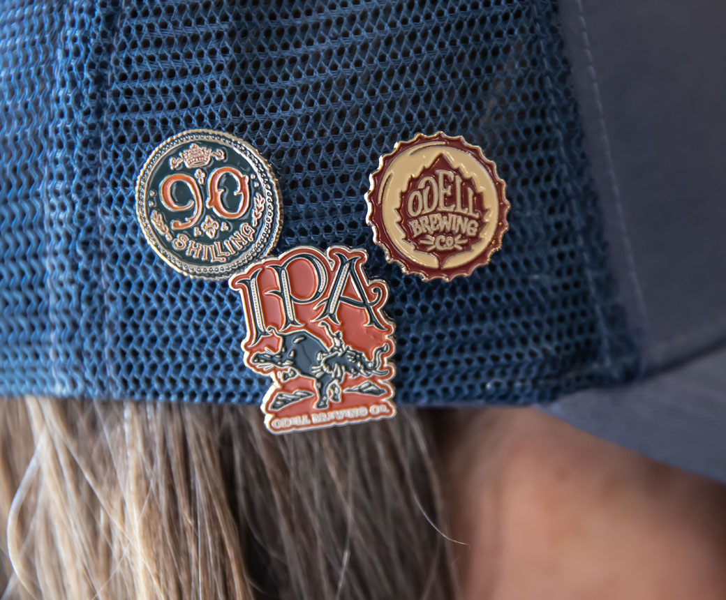 3 Pack Of Custom Enamel Pins Odell Brewing Co